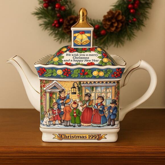 James Sadler | Kitchen | Sadler A Christmas Carol Teapot 993 Square ...